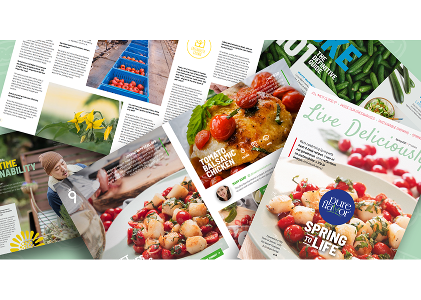 Greenhouse-grown flavor front and center in new e-magazine from Pure ...