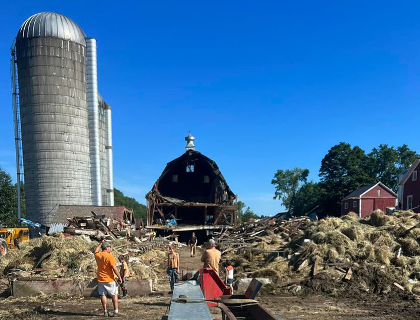 Barn Roof Collapses: Family Loses Cows, But Not Their Faith | Dairy Herd