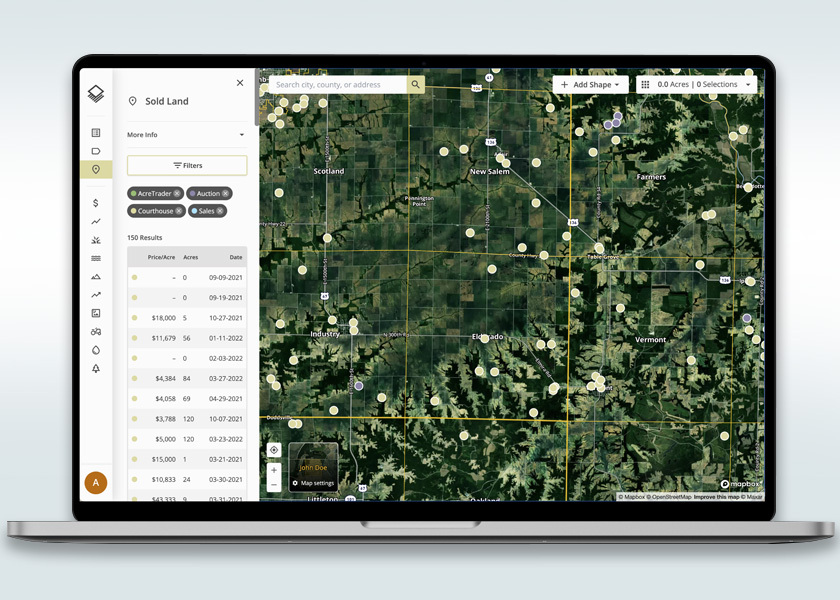 New Land Analysis Tool Puts a Twist on Plat Book Concept | AgWeb