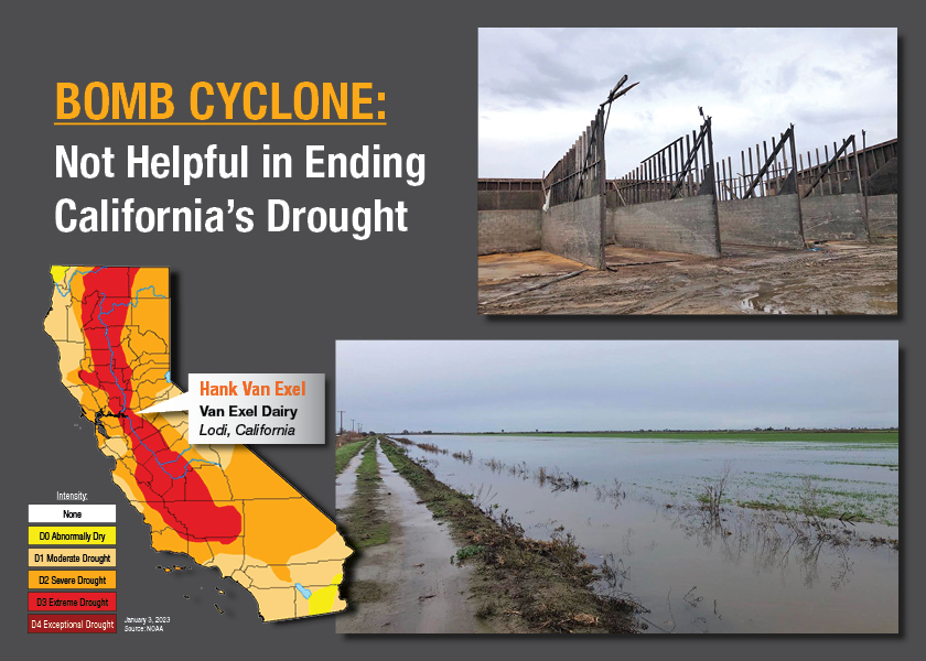 Bomb Cyclone: Not Helpful in Ending California's Drought | Dairy Herd