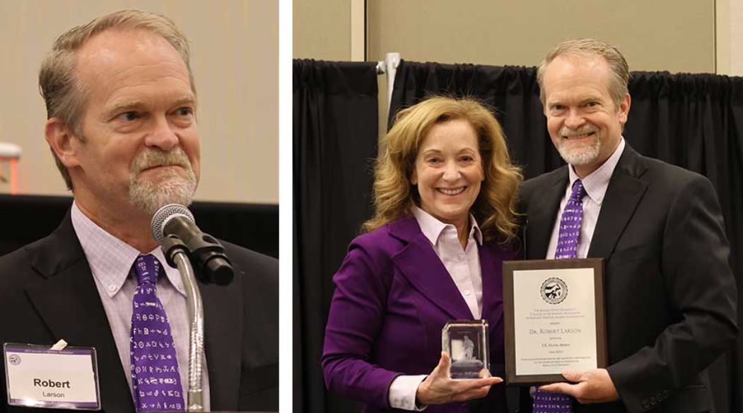 Dr. Robert Larson Receives Award for Meritorious Service | Bovine ...