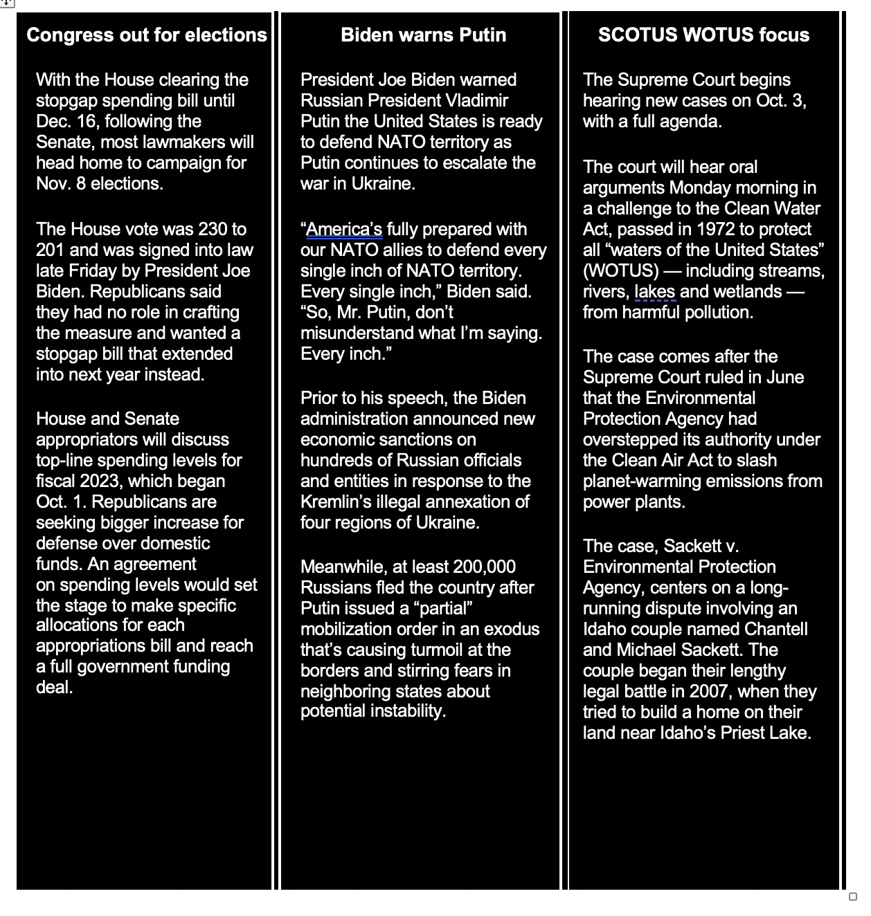 Supreme Court on Monday Hears Oral Arguments Re: WOTUS Challenge to ...