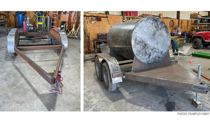 A DIY Trailer: Use What You Have | AgWeb