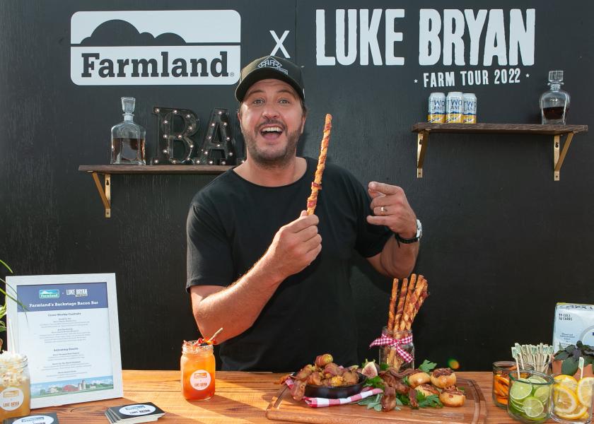 Bacon-Themed Bar Helps Kick Off Luke Bryan's Farm Tour | Pork Business