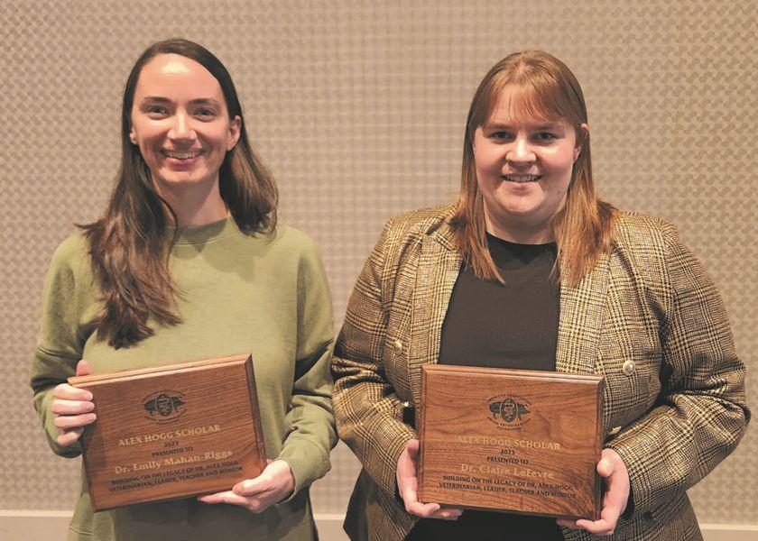 LeFevre and Riggs Win Hogg Scholarships at AASV Annual Meeting | Pork ...